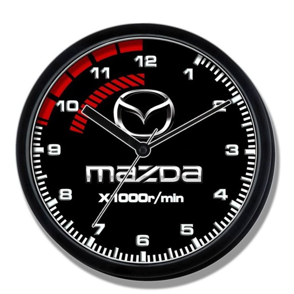 Clock | Wall Decor | Mazda Speedometer Car Enthusiastic Clock New ...
